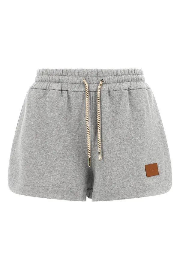 Fendi Essentia Sweatshirt Shorts - Gray