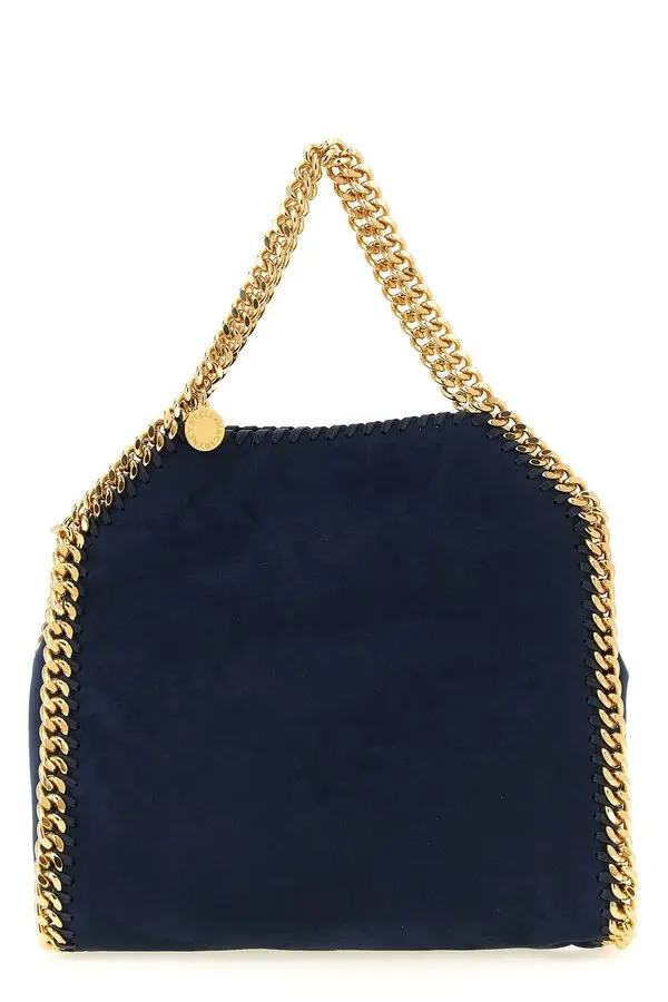Stella McCartney Falabella Mini Suede Shoulder Bag - Blue