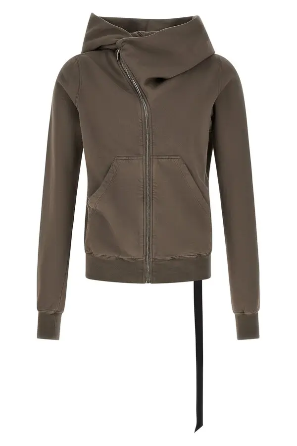 Rick Owens Mountain Hooded Sweatshirt - Gray