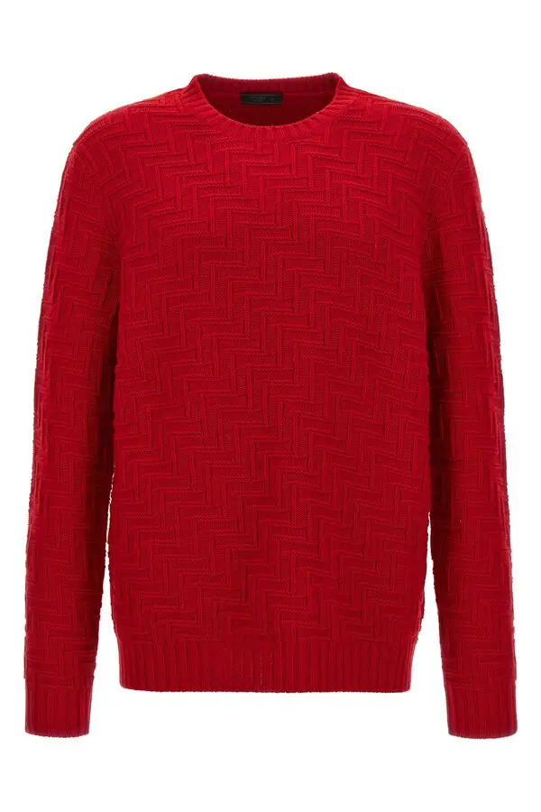 Prada Cashmere-blend Crew Neck Sweater