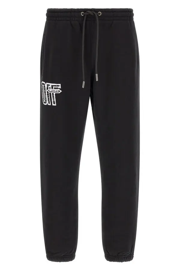 Off-White Motion Arrow Cuffed' Joggers - Black