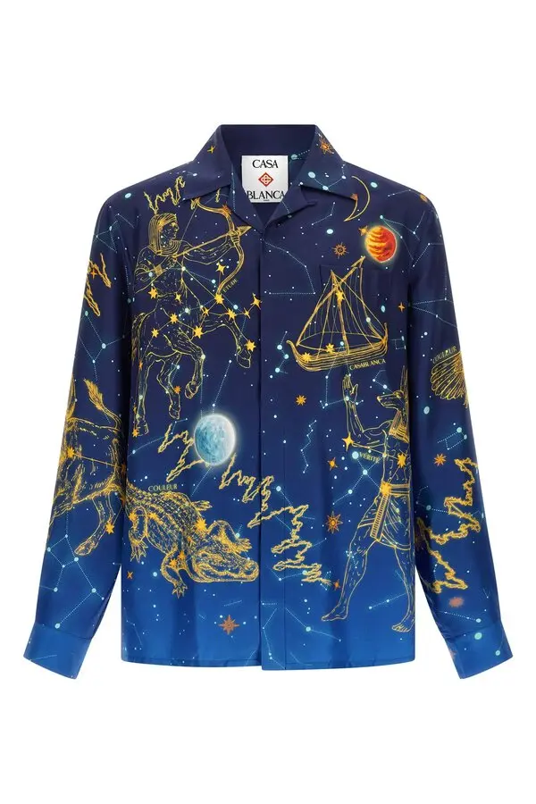Casablanca Astrology' Shirt - Blue