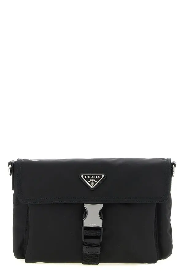 Prada Re-nylon Cross Body Pouch - Black