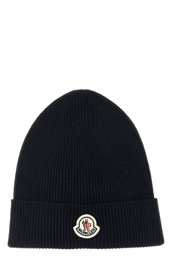 Moncler Wool Beanie - Blue