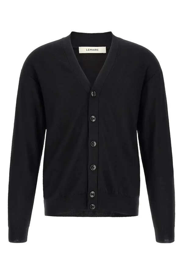 LEMAIRE Relaxed Twisted' Cardigan - Black