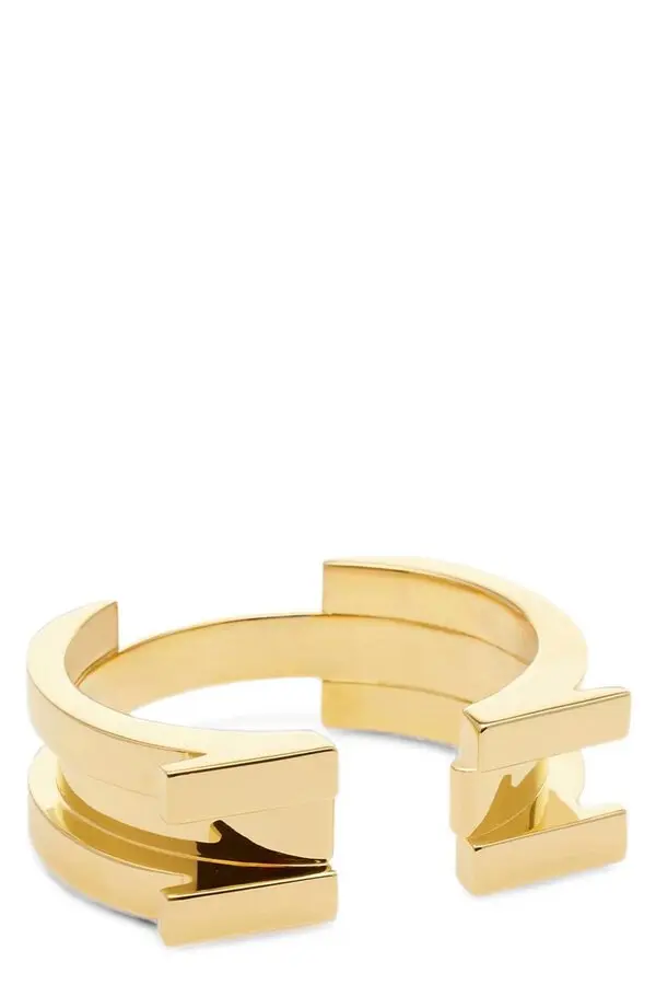 Elisabetta Franchi Logo Bangle - Gold