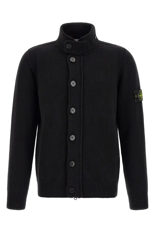 Stone Island 5100047 Cardigan - Black