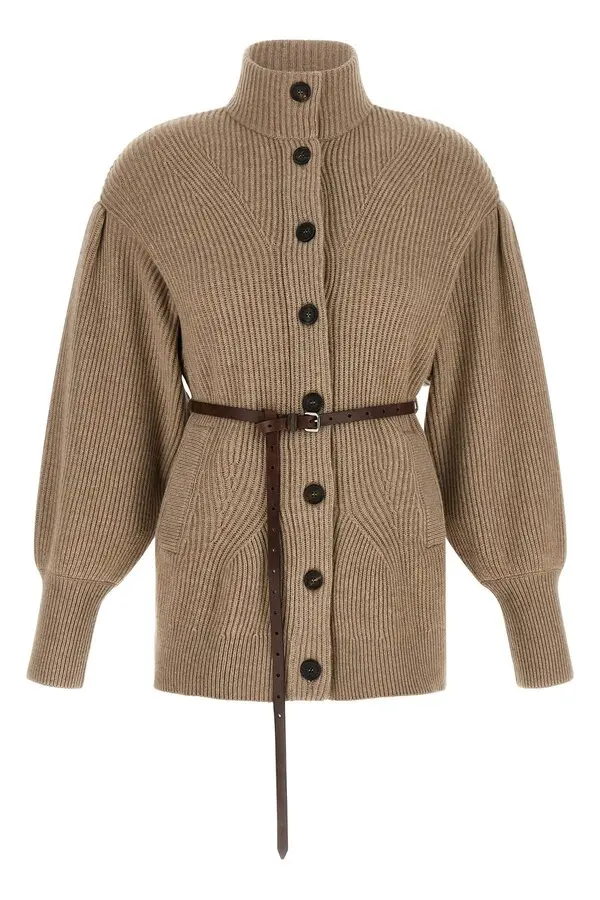 Brunello Cucinelli English Half-ribbed Cardigan