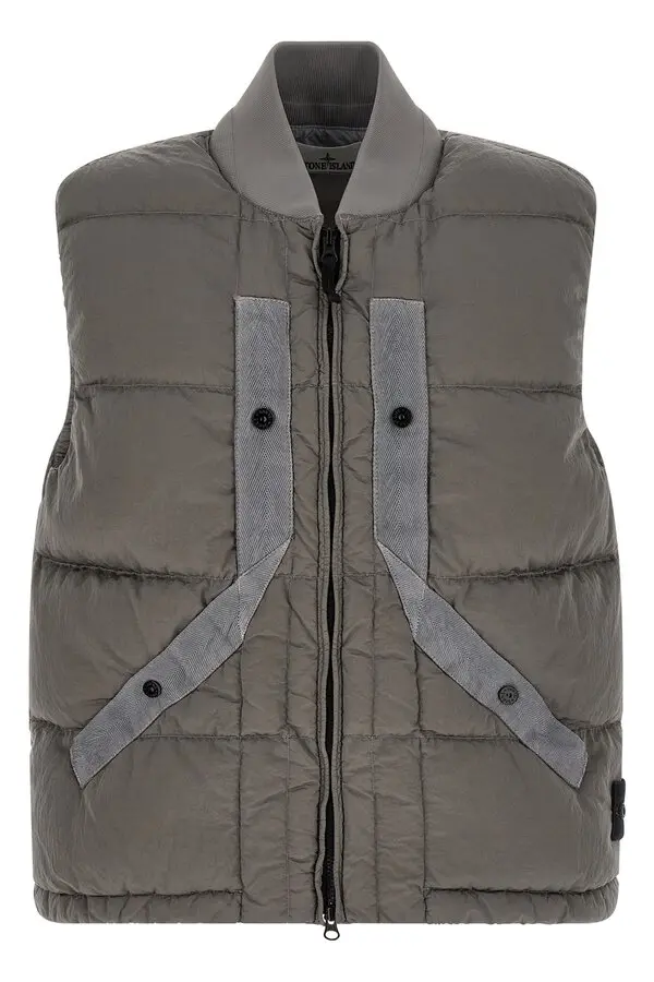 Stone Island Crinkled Effect Vest