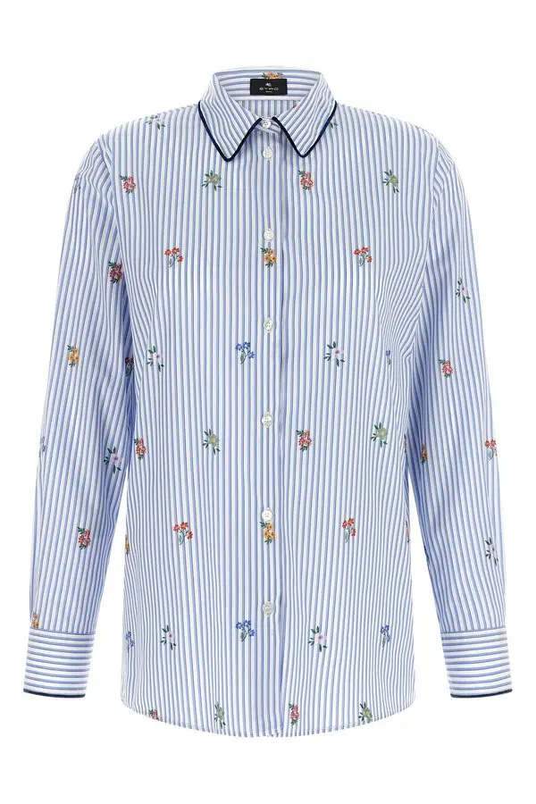 Etro Floral Embroidery Shirt