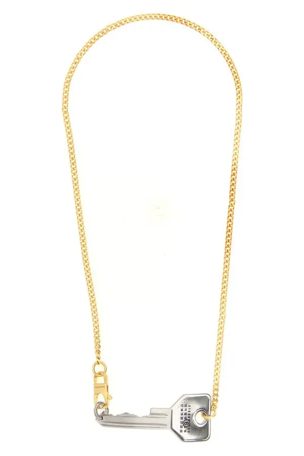 MAISON MARGIELA Key Necklace - Silver