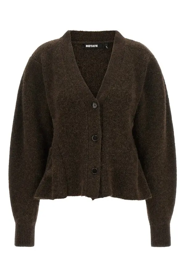 ROTATE BY BIRGER CHRISTENSEN Peplum Cardigan