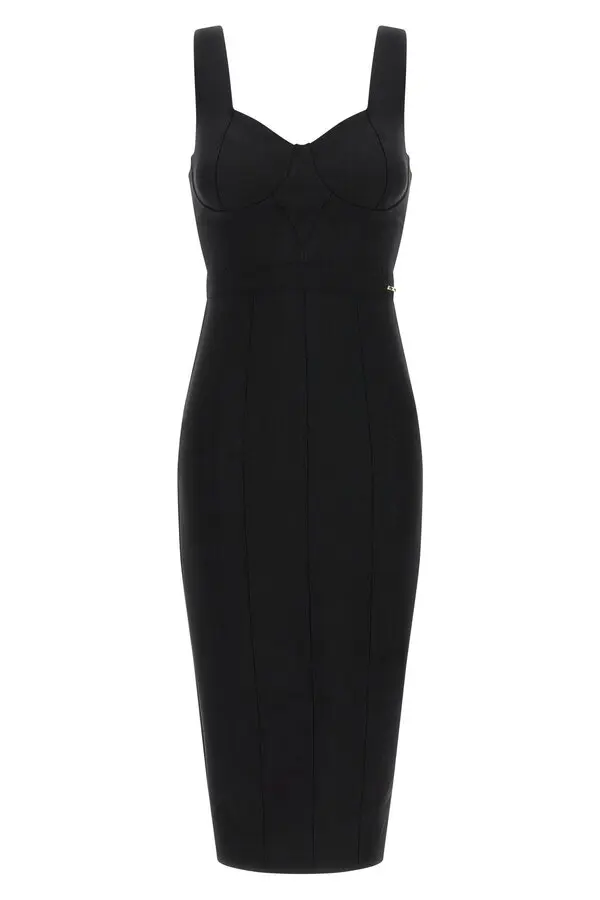 Elisabetta Franchi Scuba Midi Dress