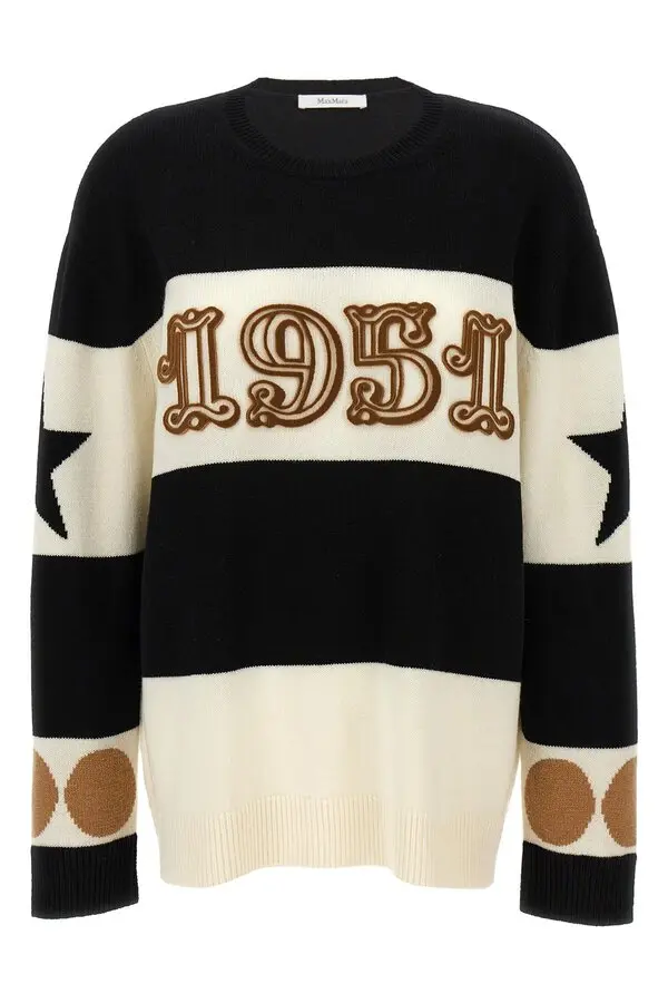 Max Mara Dirce Wool And Cashmere Blend Sweater - Black