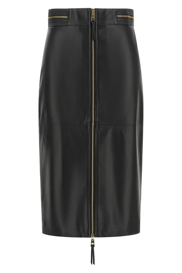 Elisabetta Franchi Leather Skirt