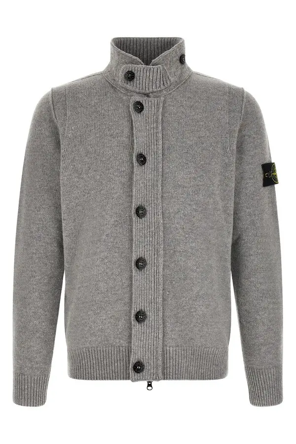 Stone Island 5100047 Cardigan - Gray