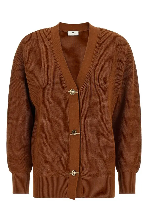 Elisabetta Franchi Cardigan Tricot - Brown