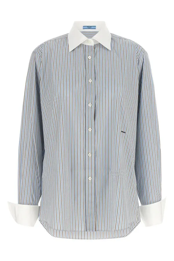 Prada Striped Poplin Shirt
