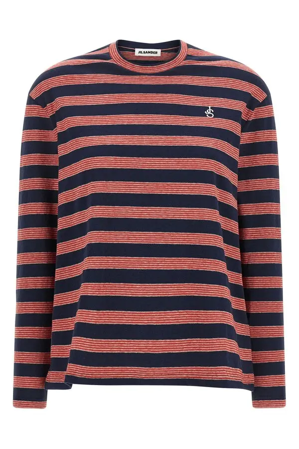 JIL SANDER Striped Long-sleeve T-shirt - Multi
