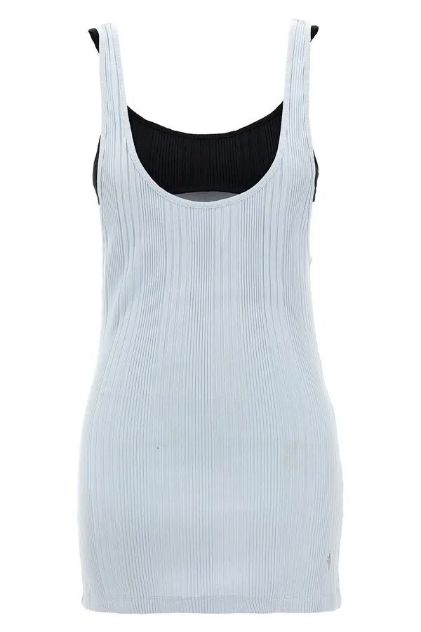 Attico Logo Ribbed Top