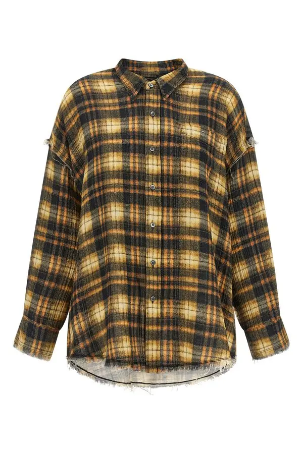 R13 Raw Cut Hem Shirt