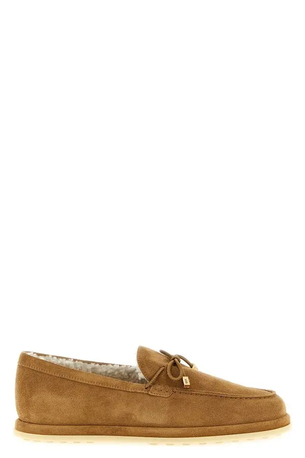 TOD'S Suede Moccasins - Beige