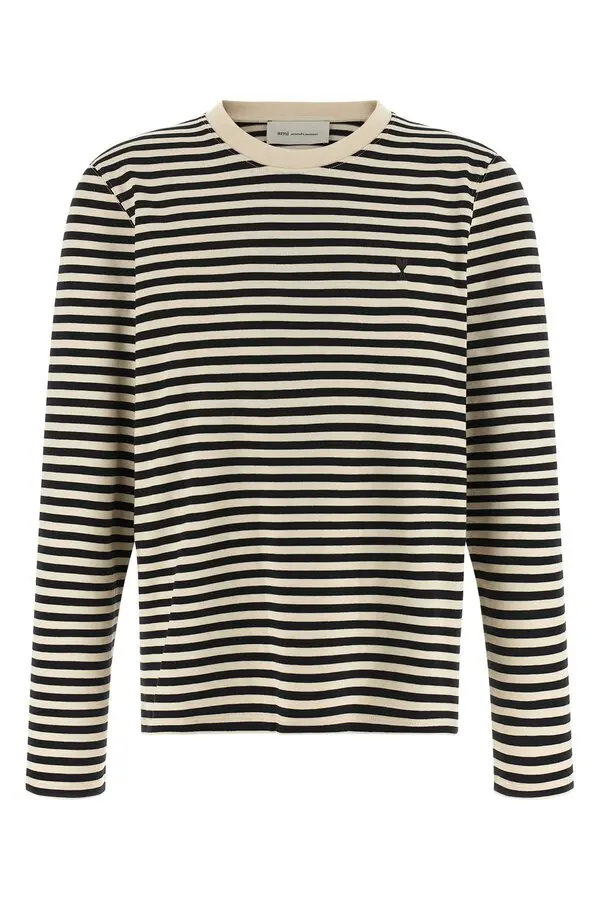 AMI Paris Marinière Striped Long-sleeve T-shirt