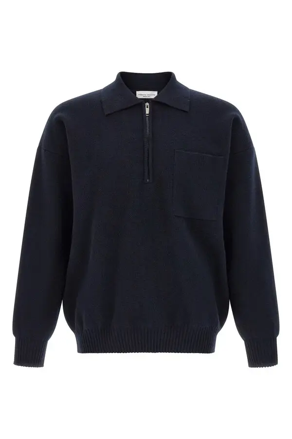 ROBERTO COLLINA Merino Wool Polo Shirt