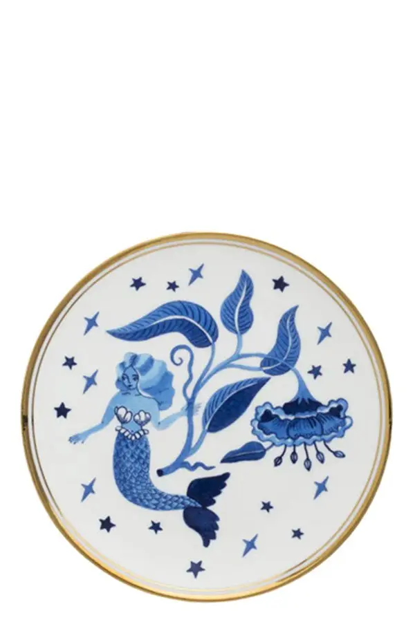 BITOSSI La Tavola Scomposta' Bread Plate ⌀ 15,5 Cm - Blue