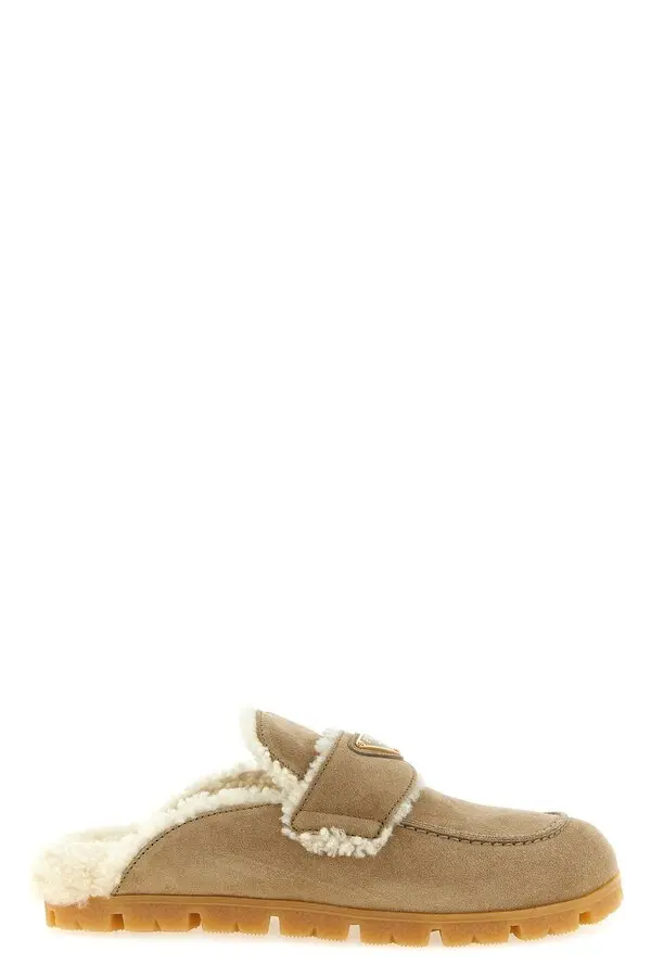 Prada Suede Sabots