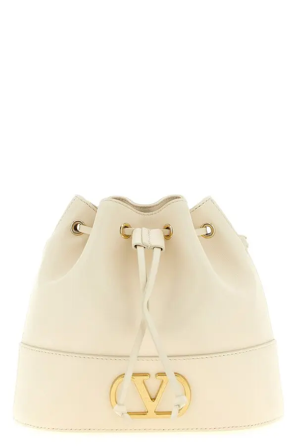 Valentino Garavani Vlogo Signature Sechiello Bag - White