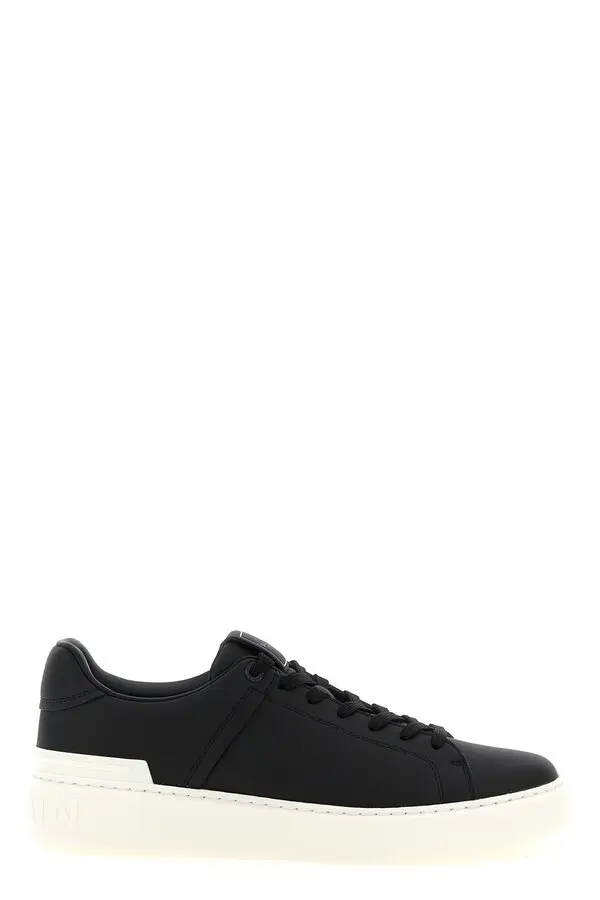 Balmain B-court' Sneakers - White/black