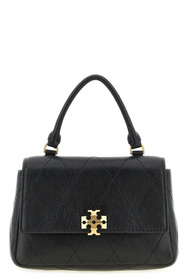 Tory Burch Charlie Quilted' Crossbody Bag - Black
