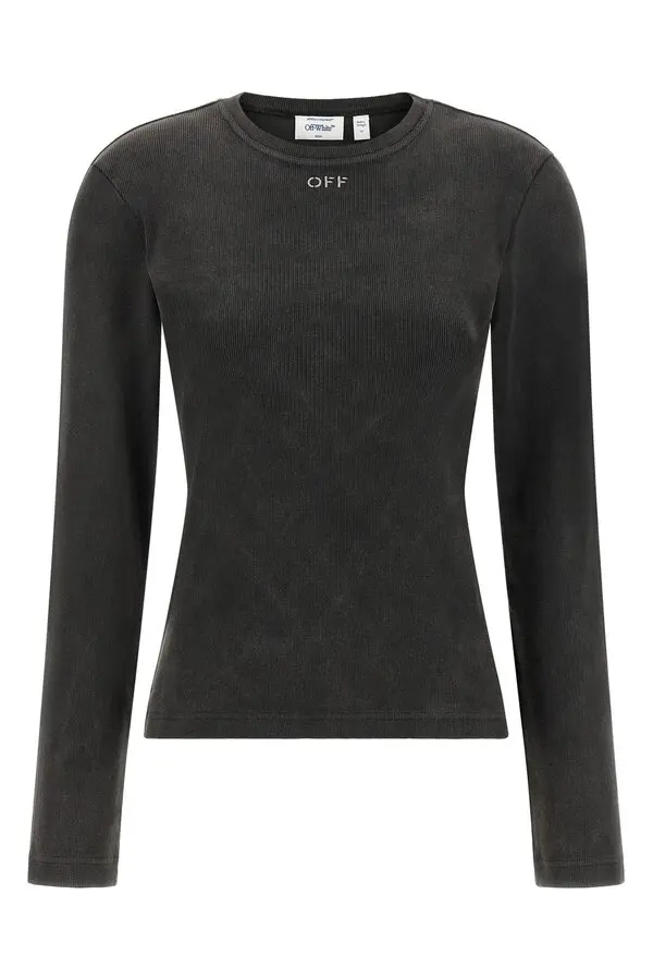 Off-White Off Stamp' T-shirt - Black