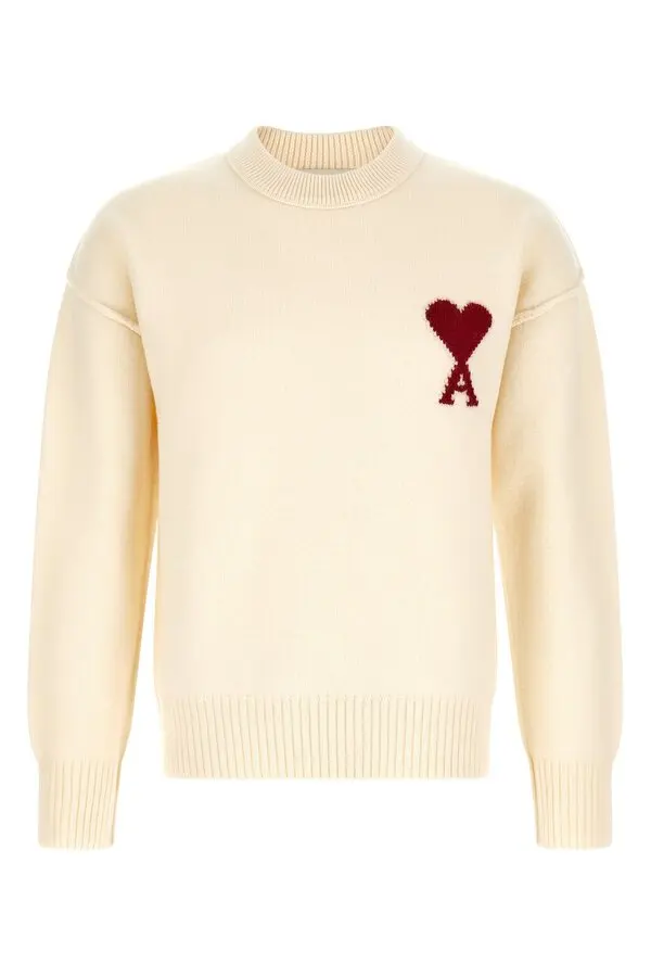 AMI Paris De Coeur Virgin Wool Sweater