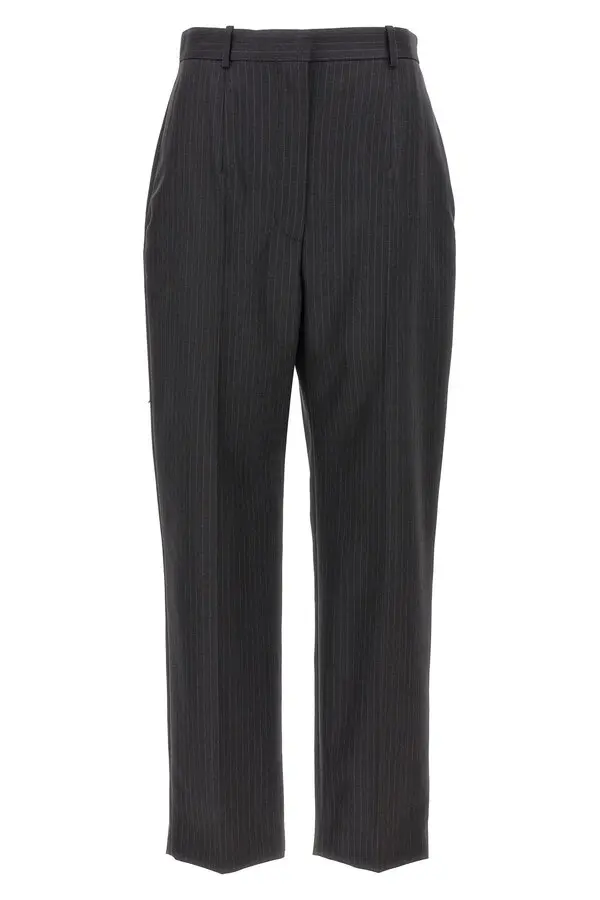 Alexander McQueen Pinstripe Pants - Gray