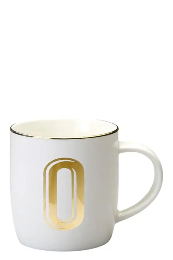 BITOSSI Mug Letter 'o' ⌀ 8.6 Cm