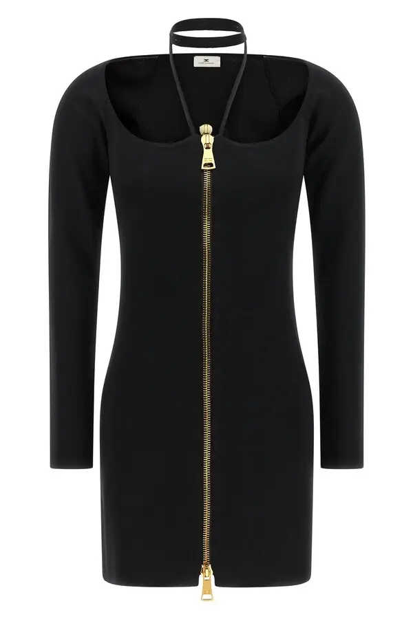 Elisabetta Franchi Fabric Stitch Knit Dress
