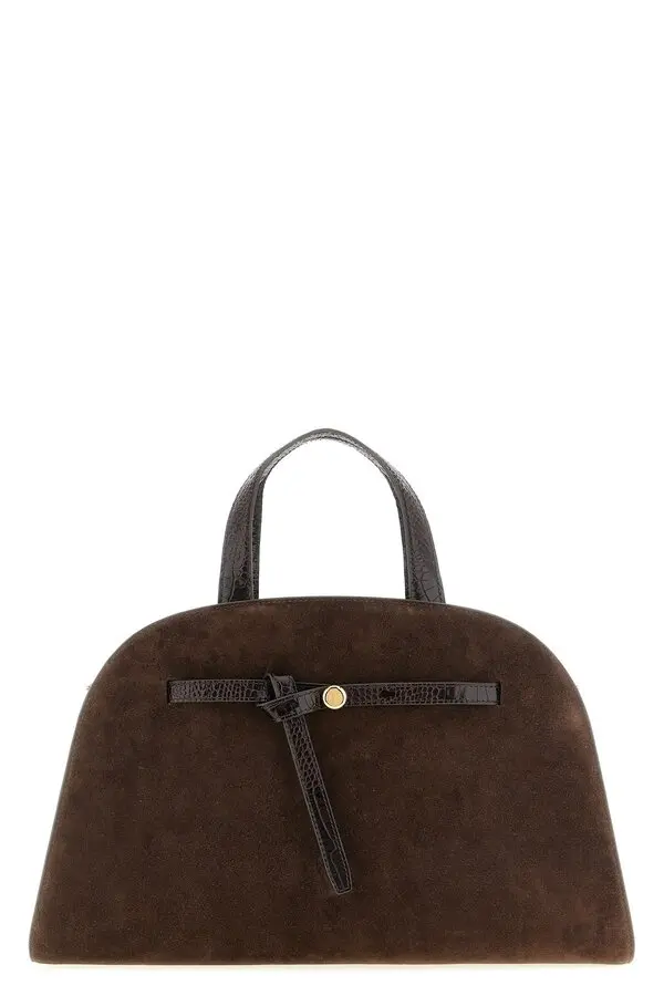 Tory Burch Romy Top Handle Handbag - Brown