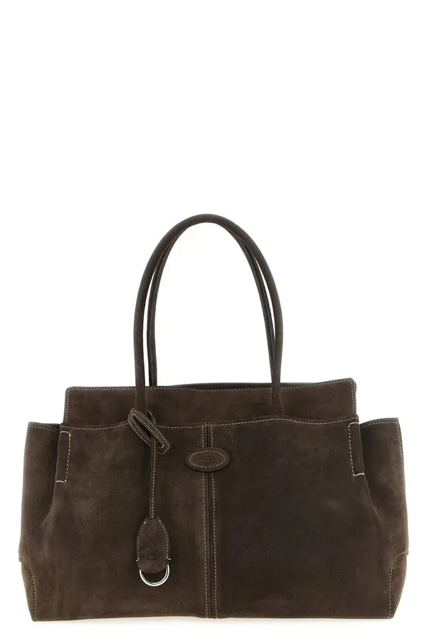 TOD'S Suede Shopping Bag