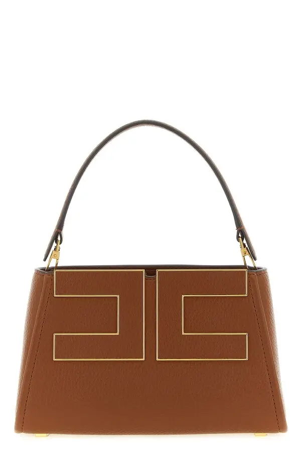 Elisabetta Franchi Maxi Logo Handbag