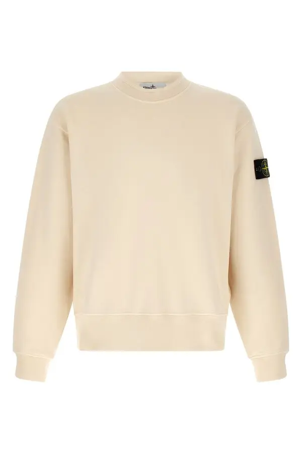 Stone Island Crew Neck Sweatshirt - White
