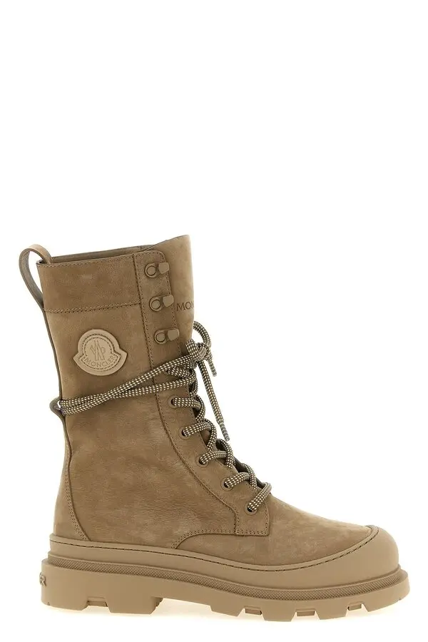Moncler Vera High Boots - Beige