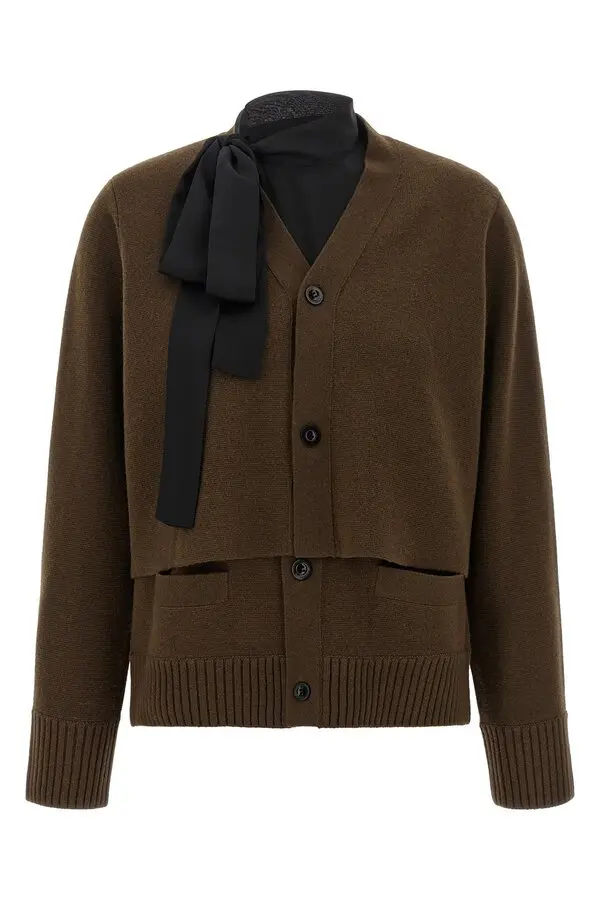 Sacai Cut-out Cardigan