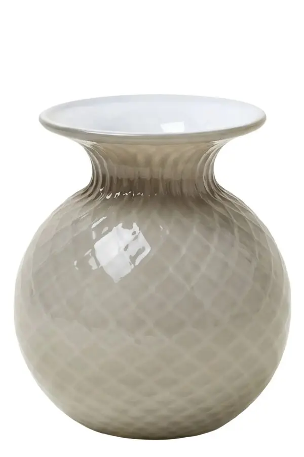 VENINI Monofiori Balloton' Pot ⌀ 14 Cm - Gray