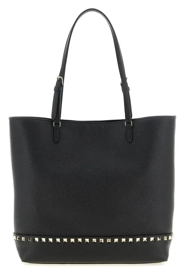 Valentino Garavani Rockstud Medium Shoulder Bag - Black