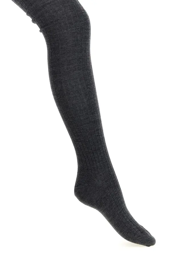 JIL SANDER Ribbed Tights
