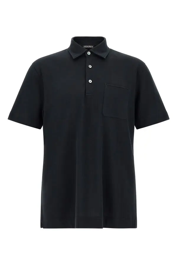 Zegna Polo Shirt With Pocket