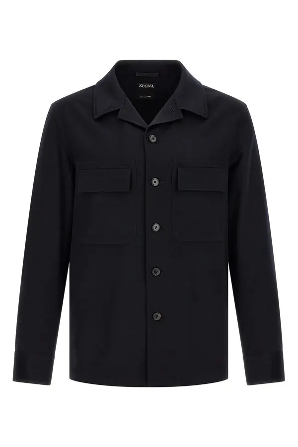 Zegna Oasis Cashmere Overshirt