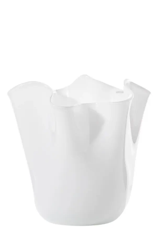 VENINI Fazzoletto' Pot ⌀ 23 Cm - White